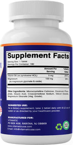 Essential minerals magnesium and B6 combo