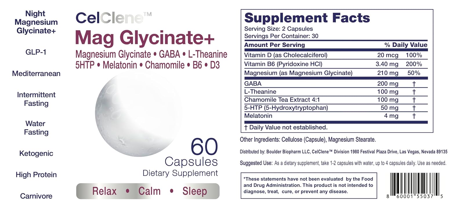 Essential minerals magnesium and calcium
