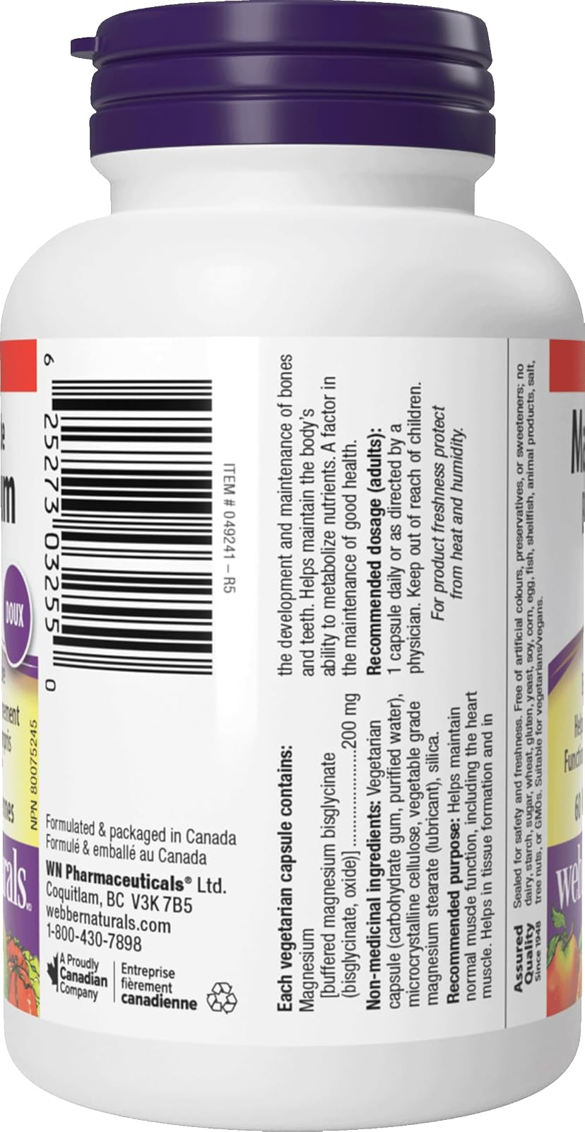 Essential minerals magnesium for daily wellness
