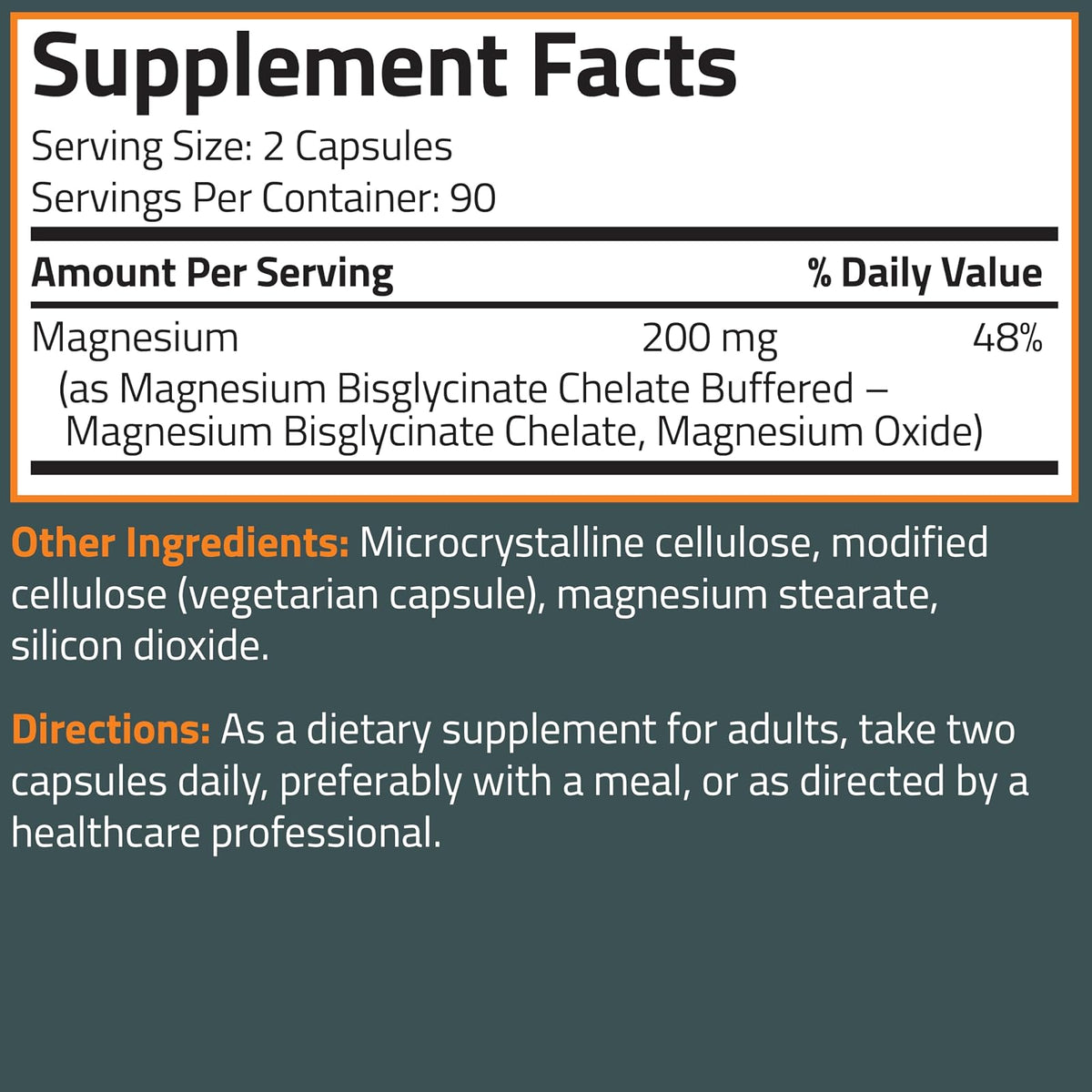 Essential minerals magnesium glycinate formula