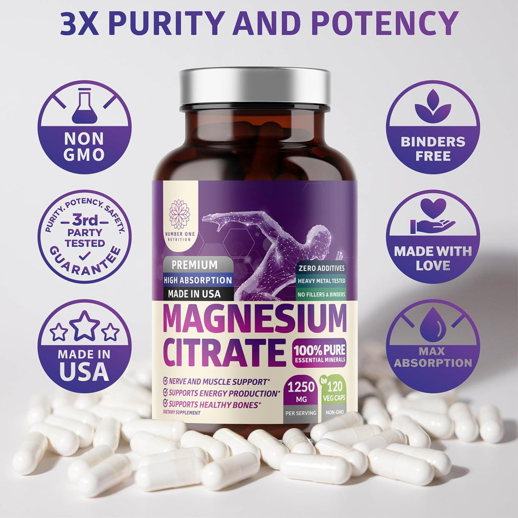 Essential minerals with magnesium citrate