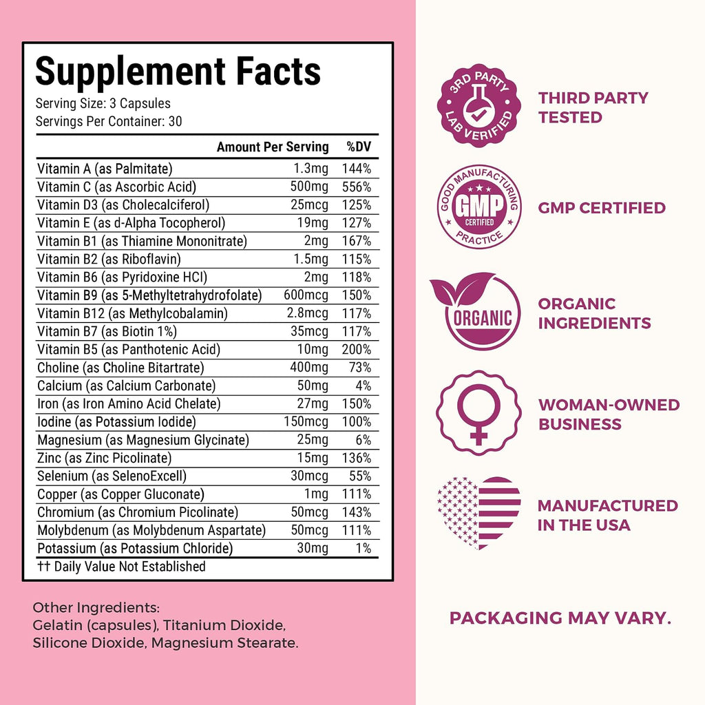essential multivitamin blend for moms