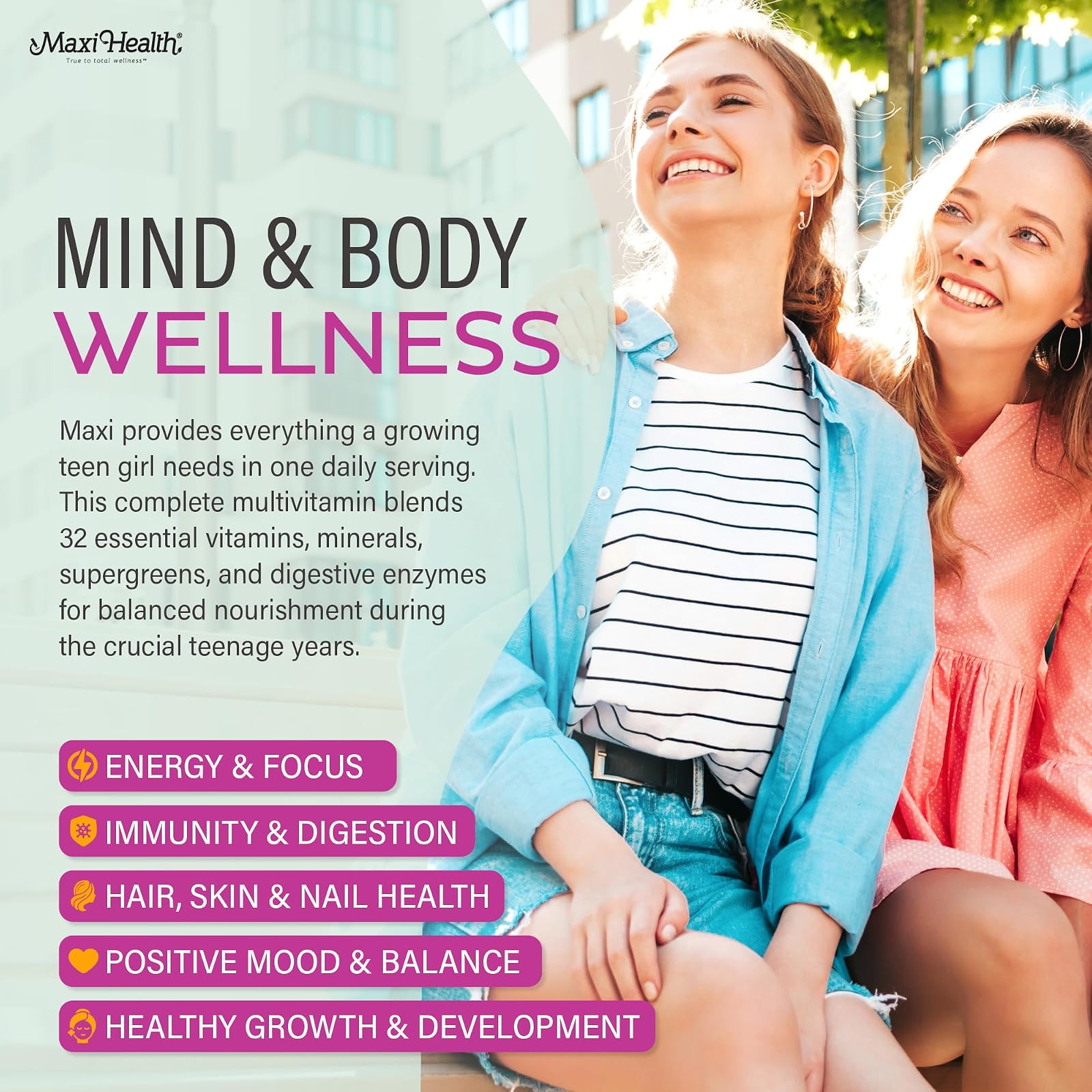 essential multivitamin for girls 12-17