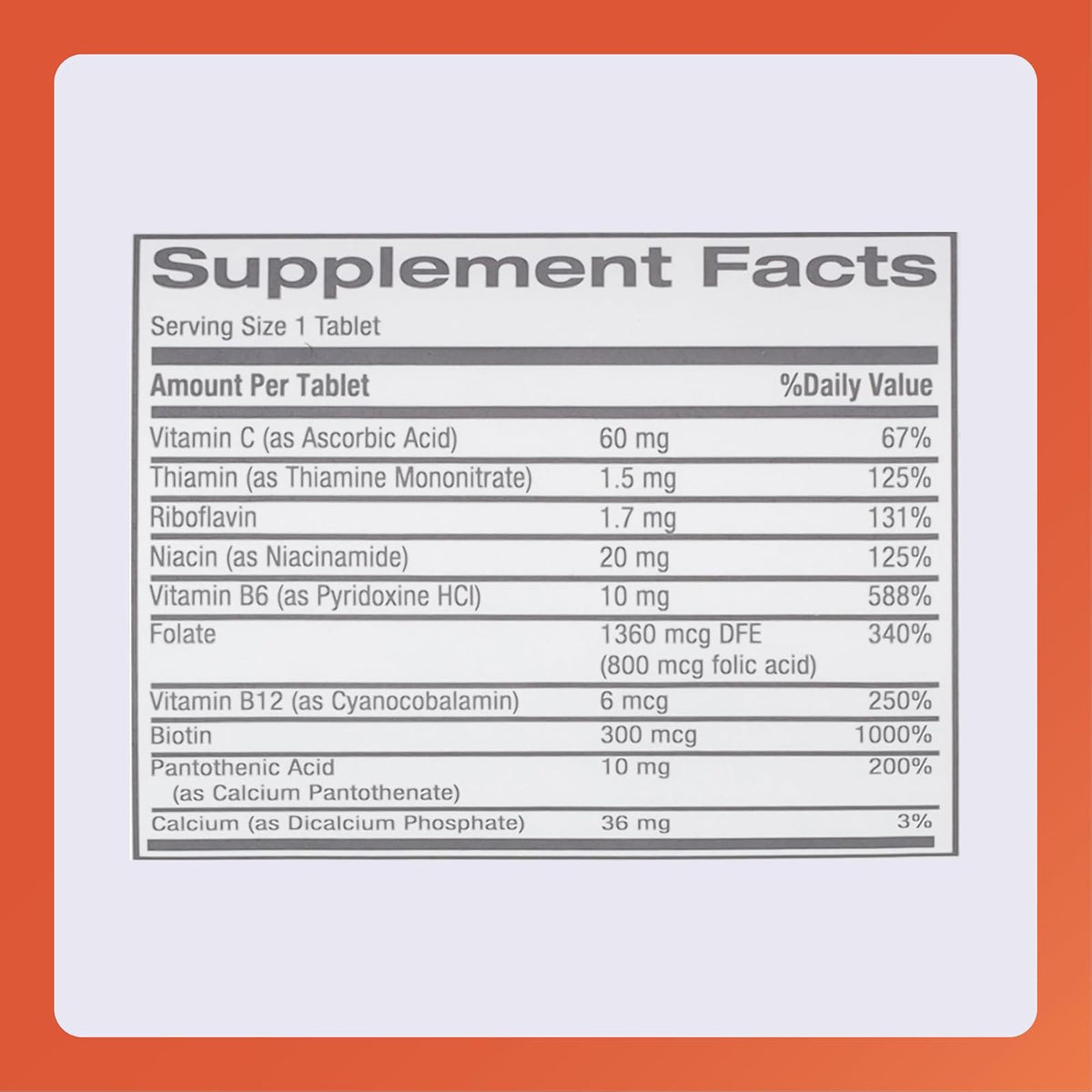 Essential multivitamin for men and women