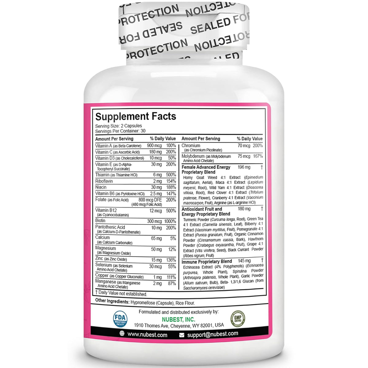 essential multivitamins for women's vitality