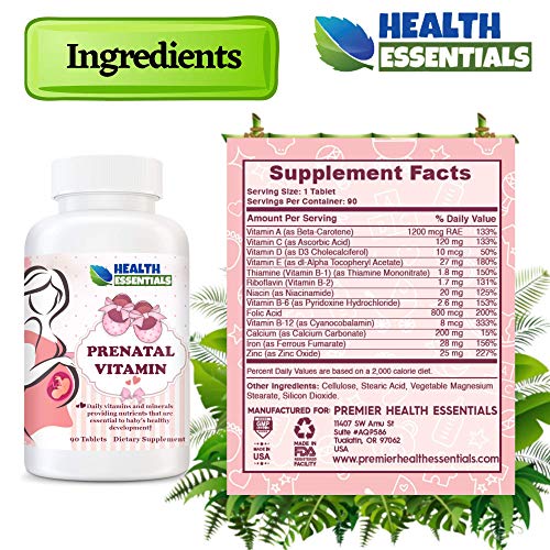 essential nutrients for baby development