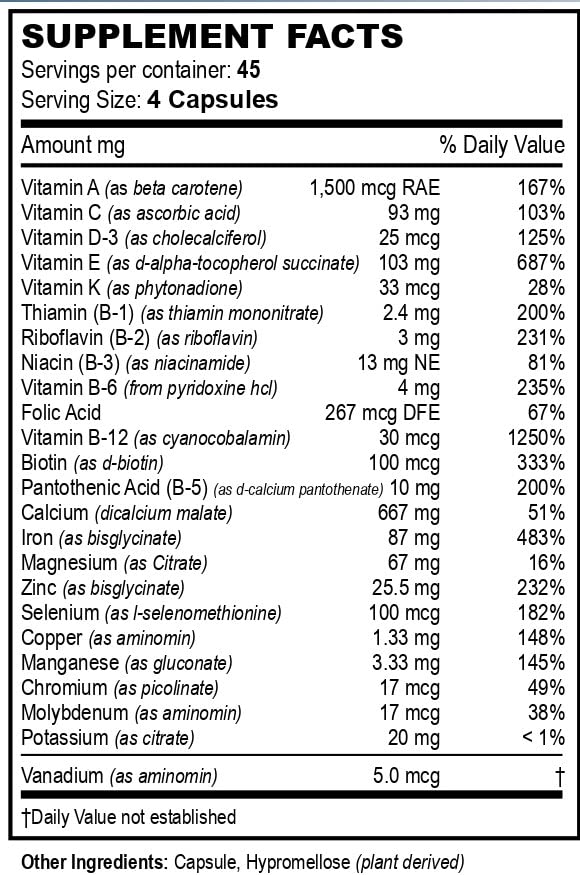Essential nutrients for bariatric patients