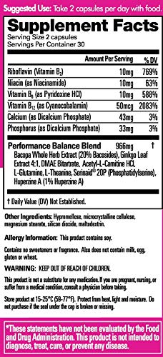 Essential nutrients for brain performance