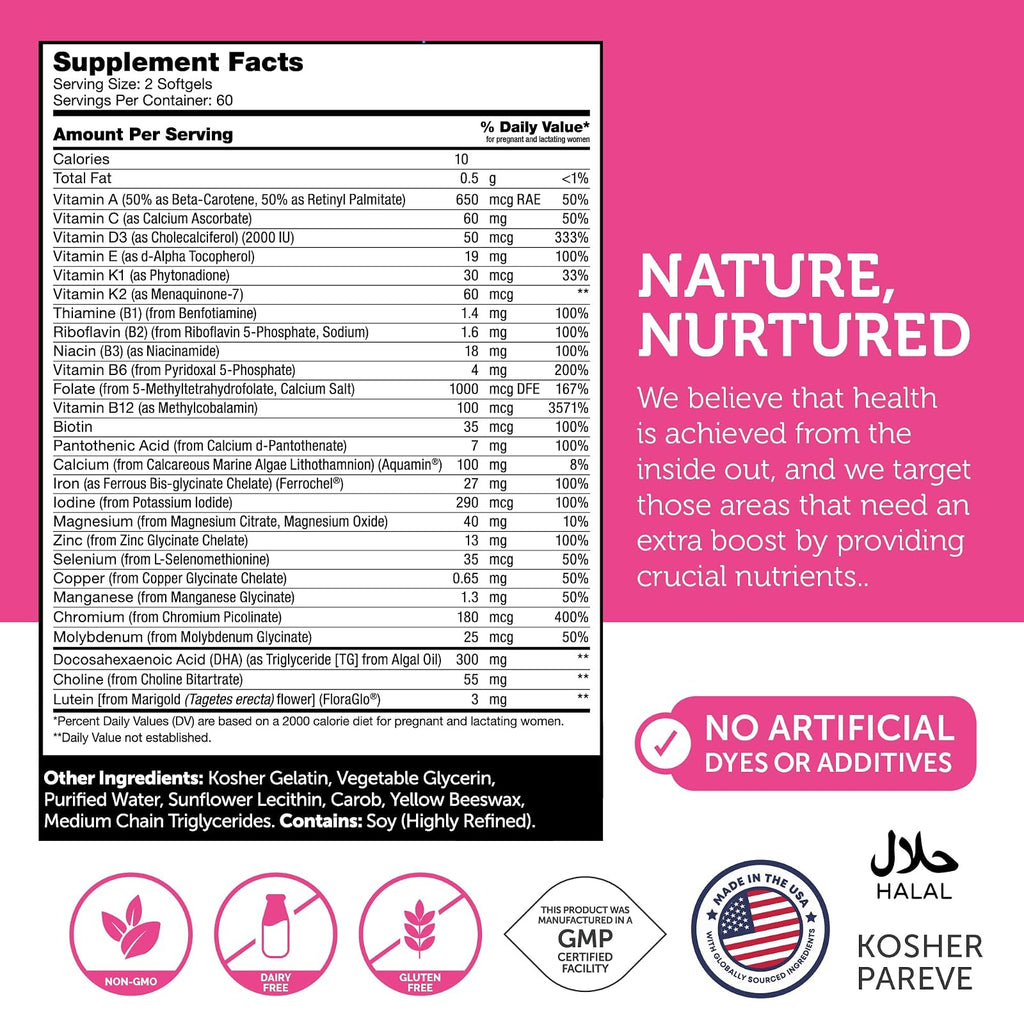 Essential nutrients for expectant mothers