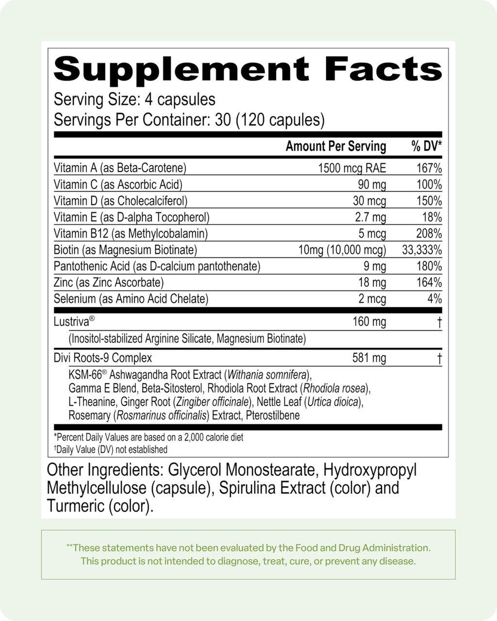 Essential nutrients for hair health