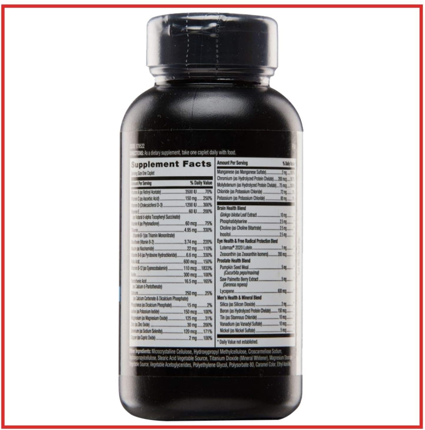 Essential nutrients for men's wellness