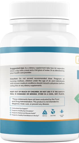 essential nutrients for optimal eye function