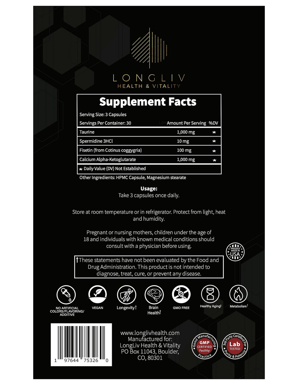 Essential nutrients for optimal health