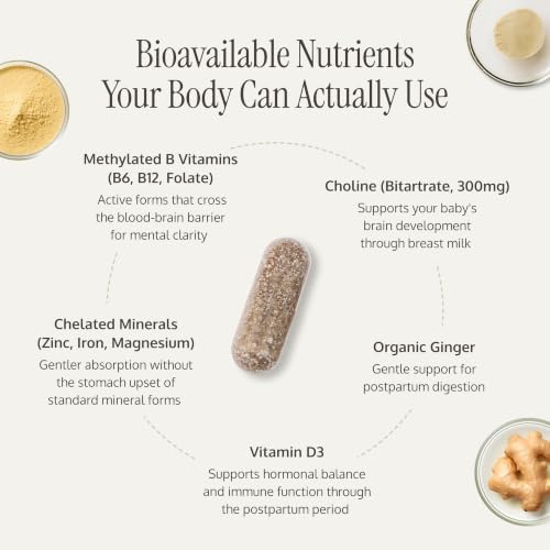 Essential nutrients for postpartum health