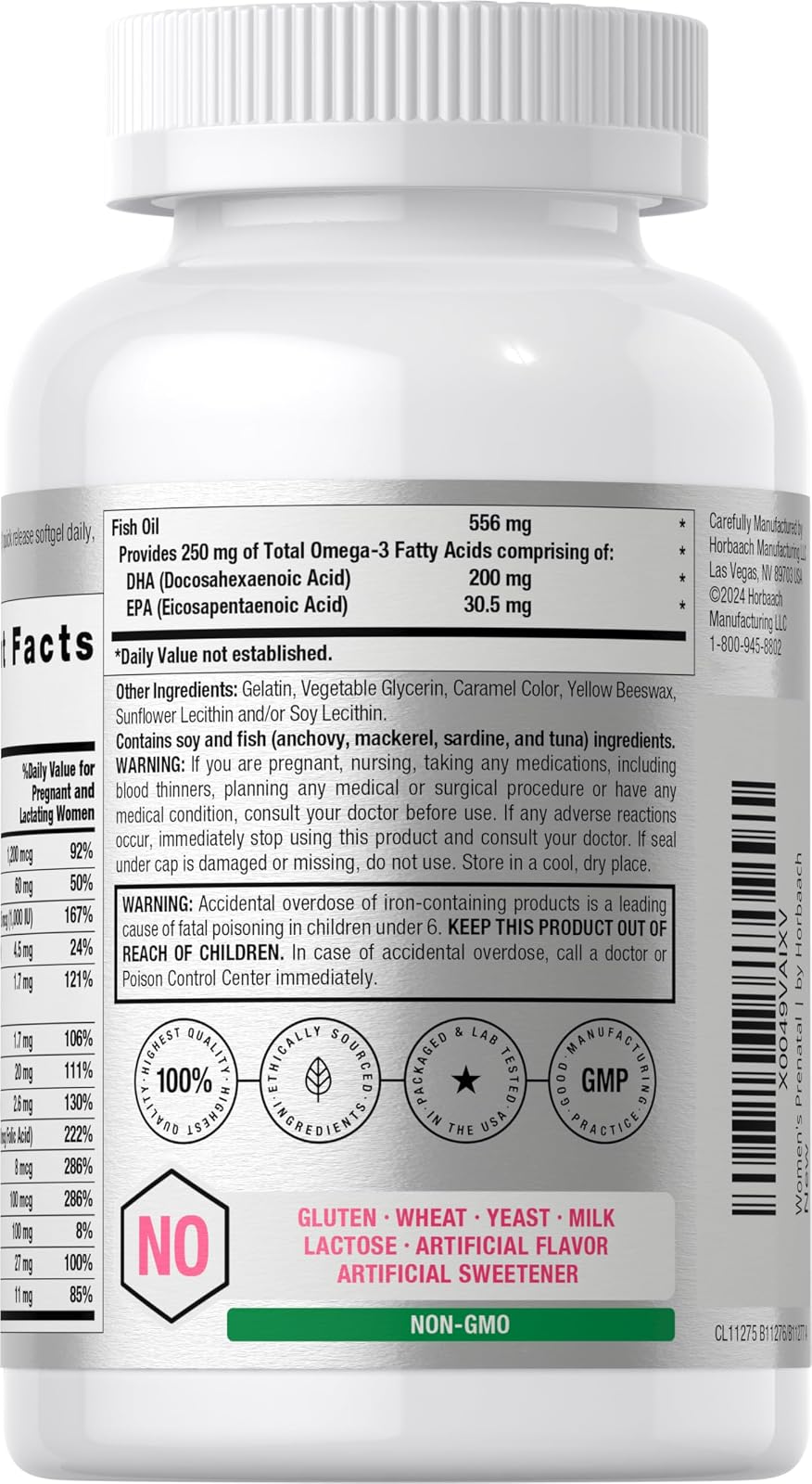 Essential nutrients for pregnancy health