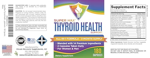 Essential nutrients for thyroid function