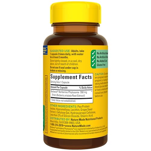 Essential nutrients in berberine capsules