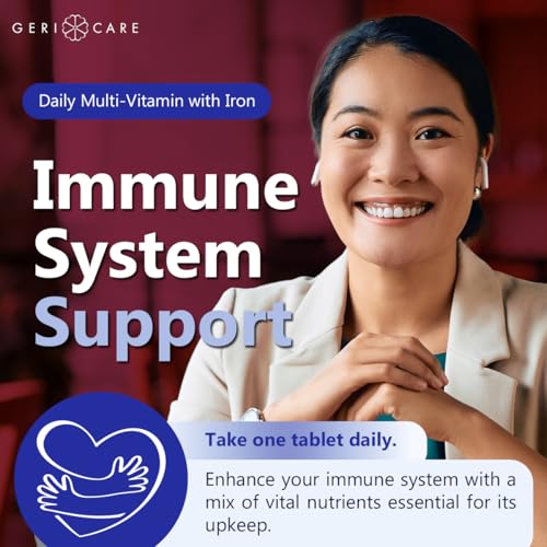 Essential nutrients in GeriCare vitamins