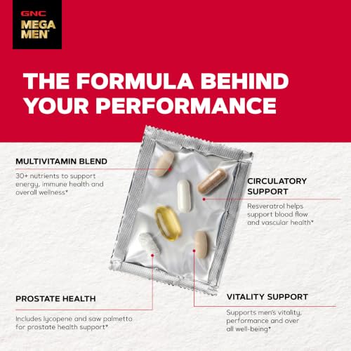 Essential nutrients in GNC Mega Men