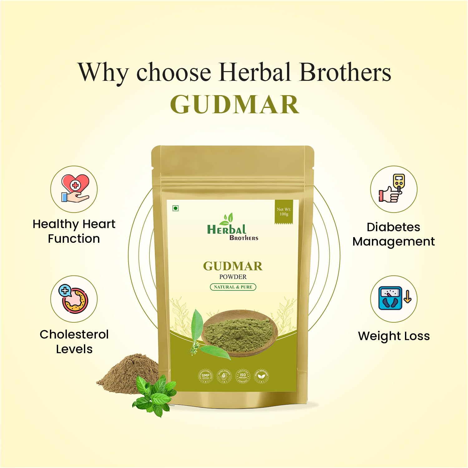 Essential nutrients in Gudmar powder