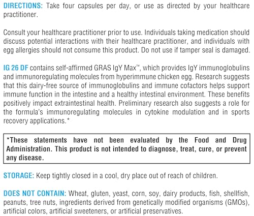 essential nutrients in IG 26 DF