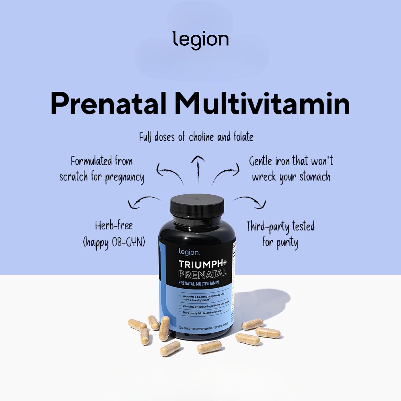 essential nutrients in LEGION prenatal