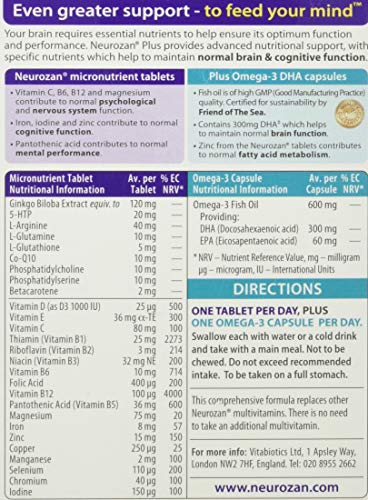 essential nutrients in Neurozan capsules