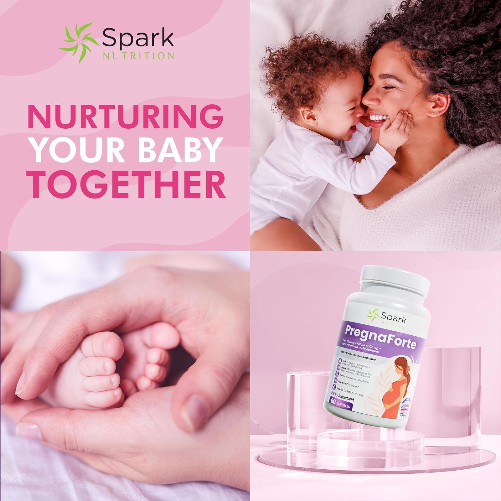 Essential nutrients in Pregnaforte vitamins