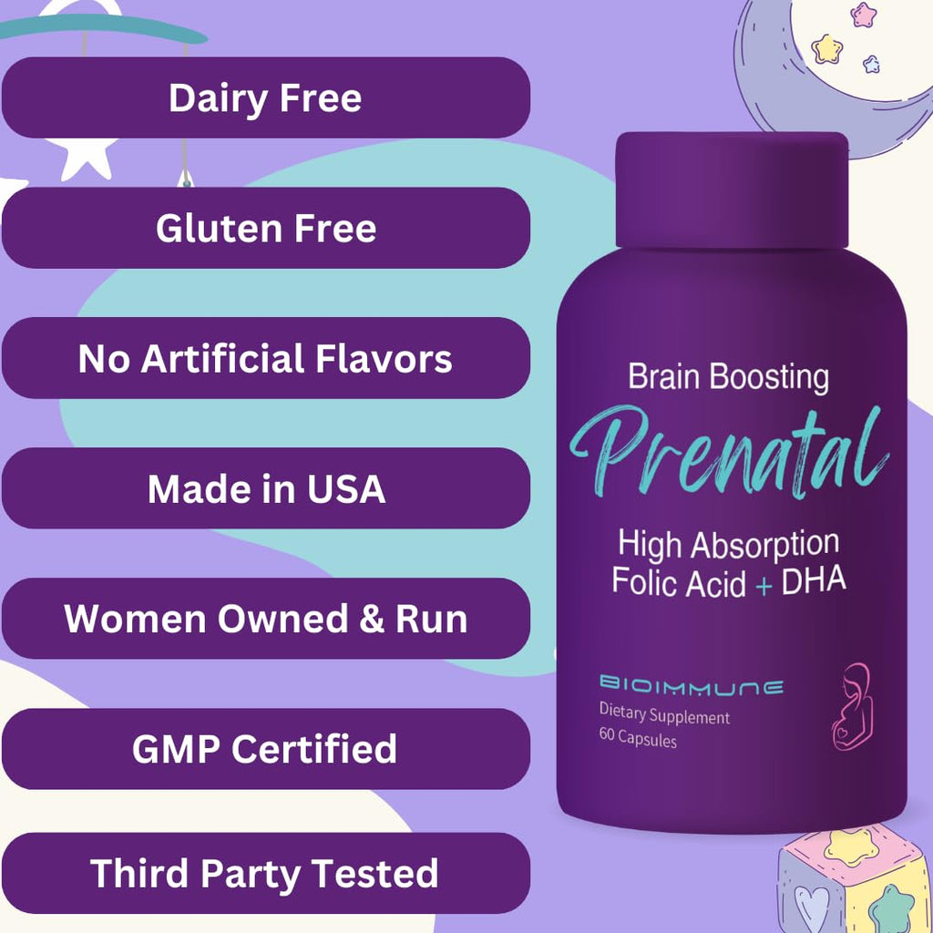 Essential nutrients in prenatal vitamins