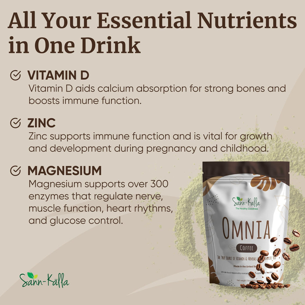 Essential nutrients in superfood powder