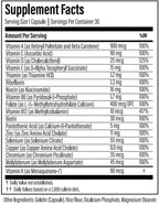 Essential nutrients multivitamin for seniors