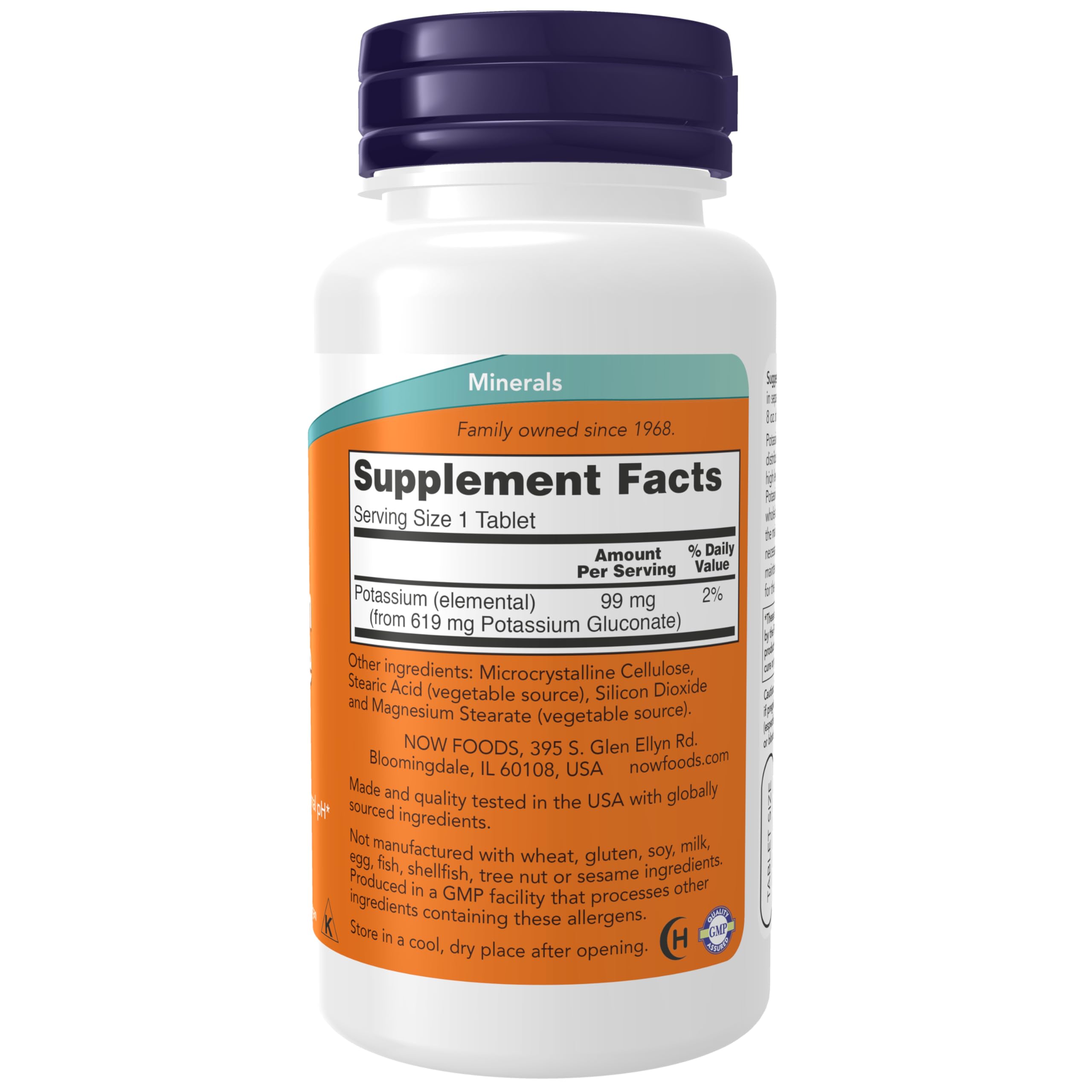 Essential potassium mineral for wellness
