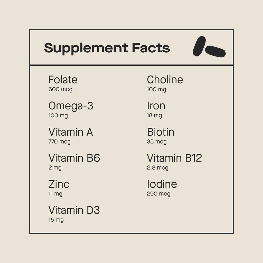 Essential prenatal DHA for baby health