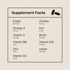 Essential prenatal DHA for baby health