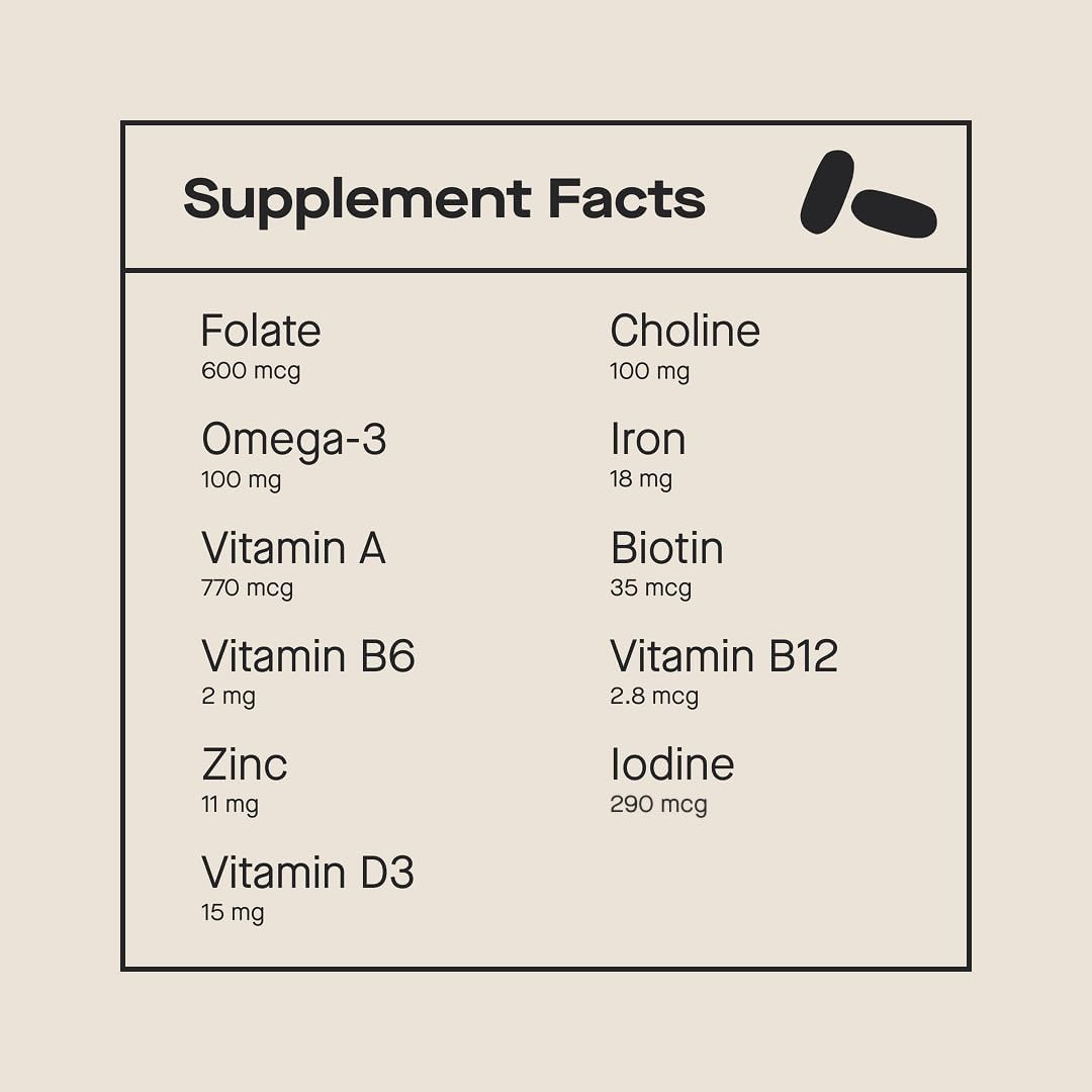 Essential prenatal DHA for baby health