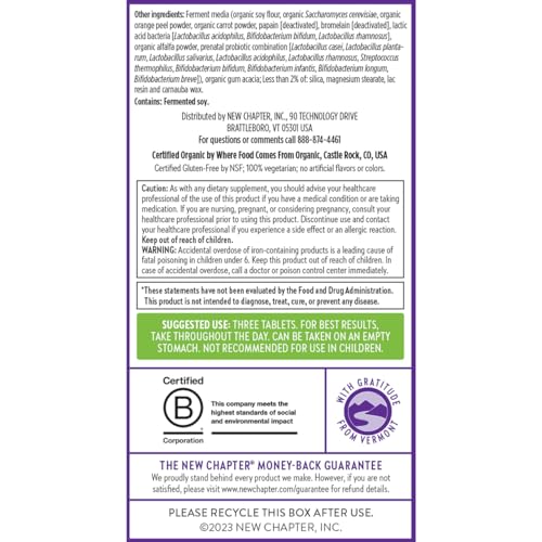 Essential prenatal nutrients for expecting mothers