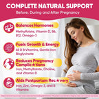 Essential prenatal nutrients in gummy form
