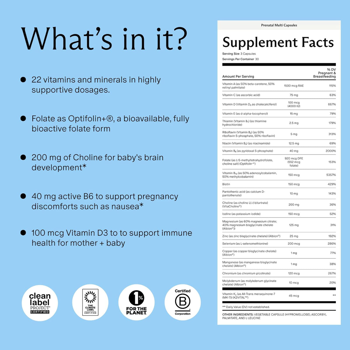 Essential prenatal vitamins for healthy pregnancy