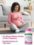Essential prenatal vitamins with folic acid