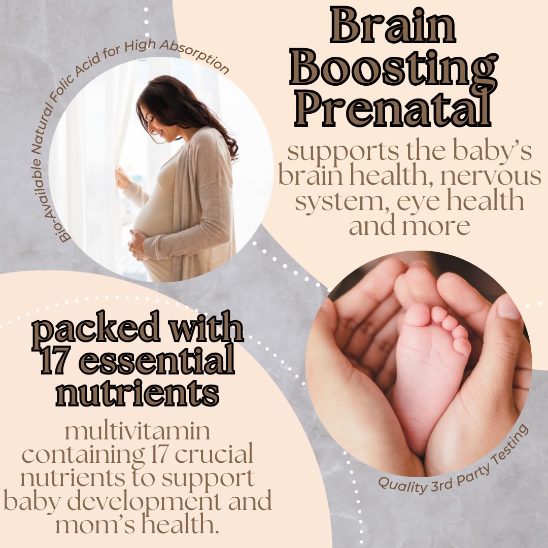 Essential prenatal vitamins with methylated folate
