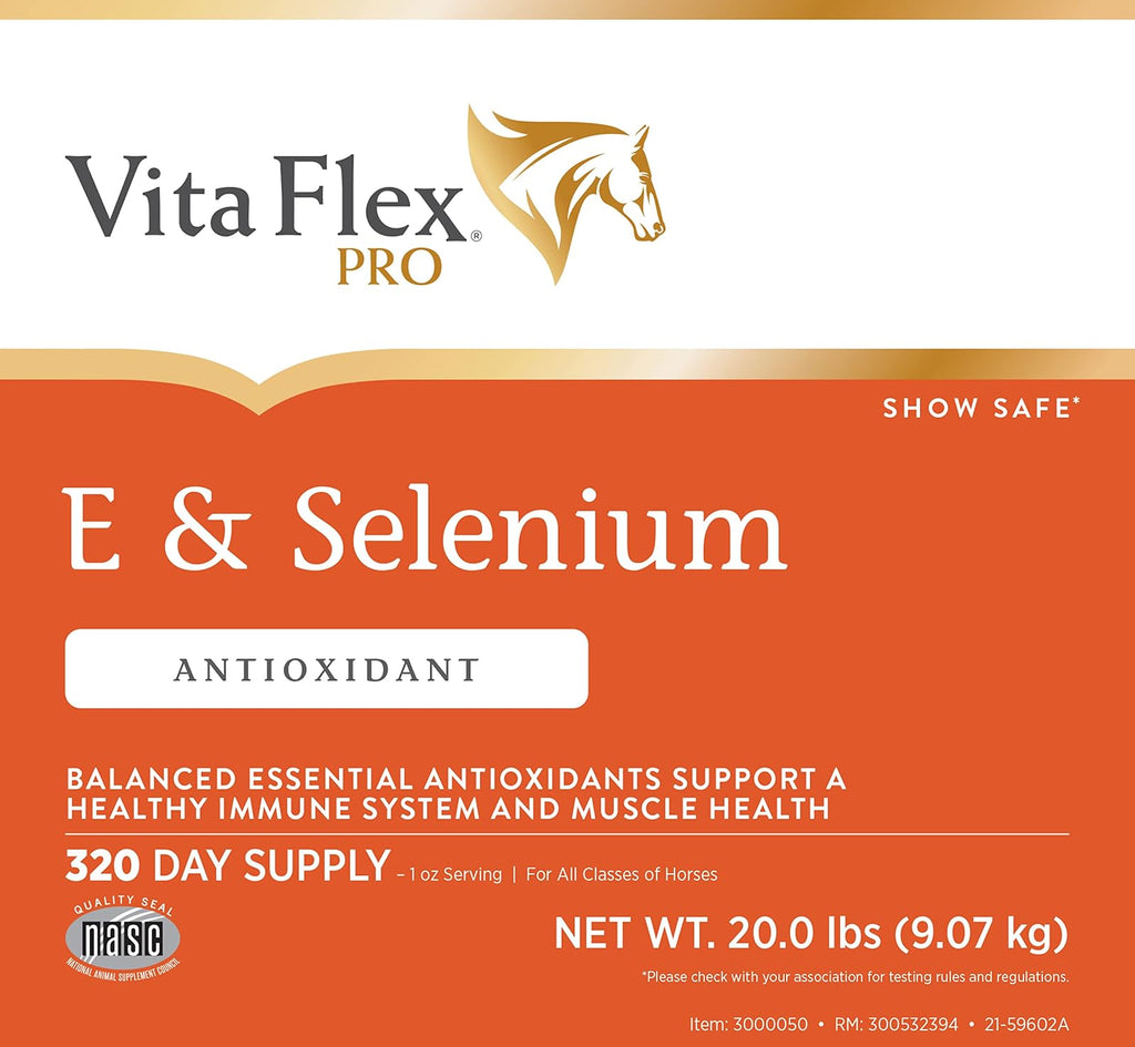 Essential selenium supplement for equines