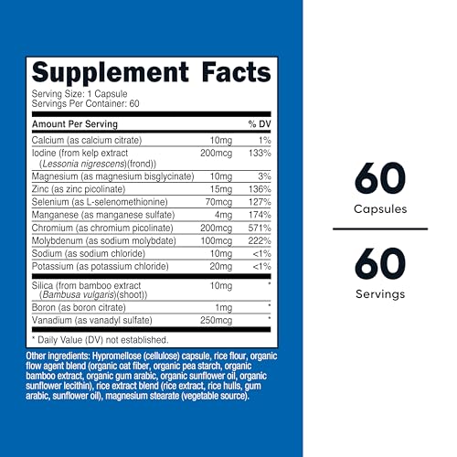 Essential trace minerals for daily health