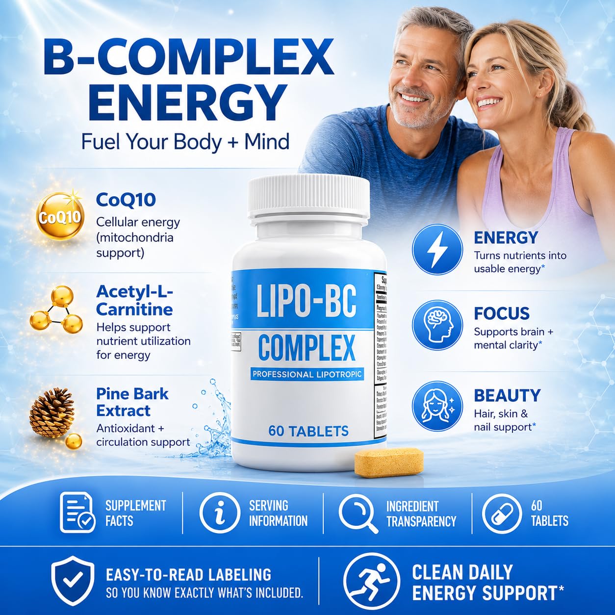 Essential vitamin B complex for health