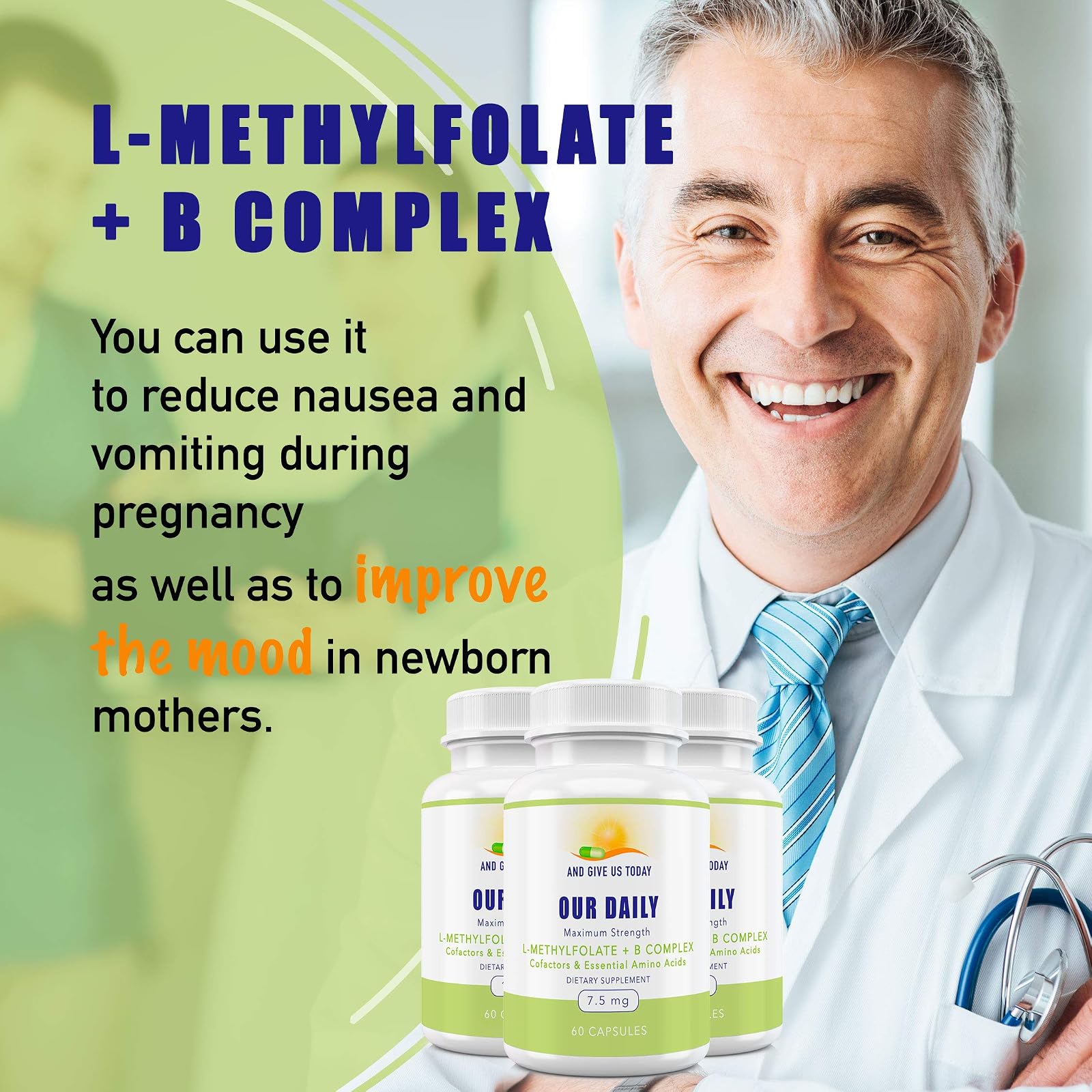 Essential vitamin B complex for mood