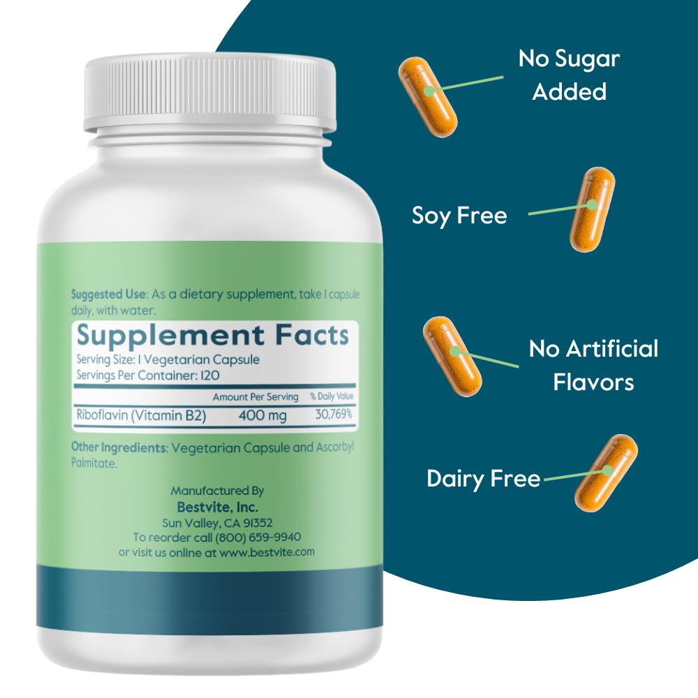 Essential vitamin B2 for energy