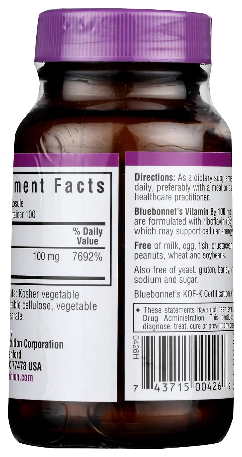 essential Vitamin B2 for metabolism