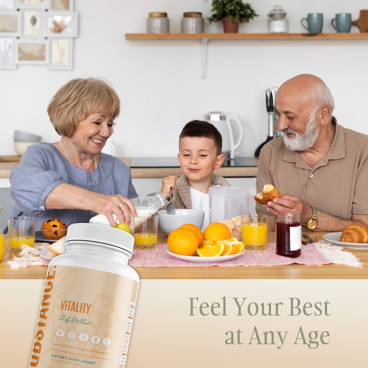 Essential vitamin D for bone health