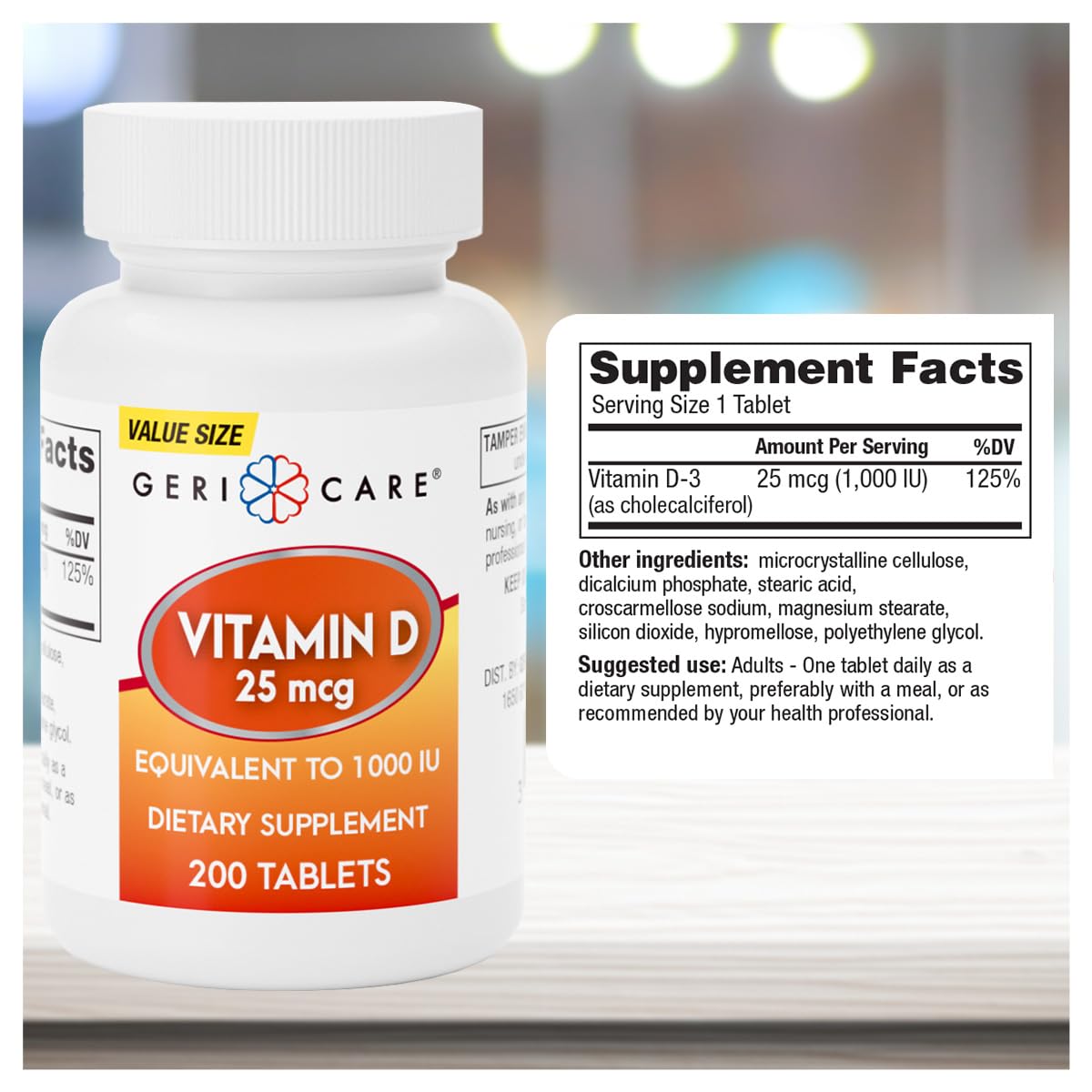 Essential vitamin D for bone health