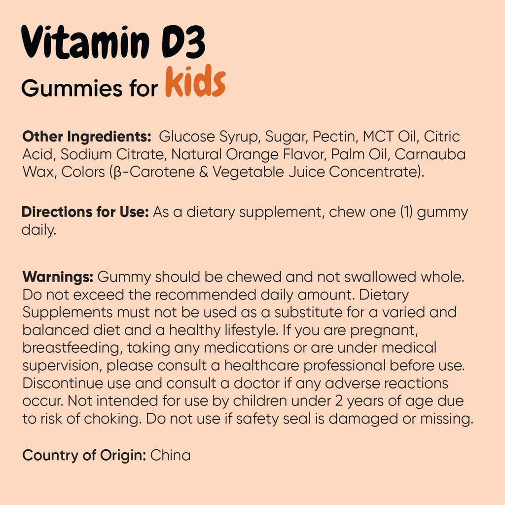Essential vitamin D for strong bones