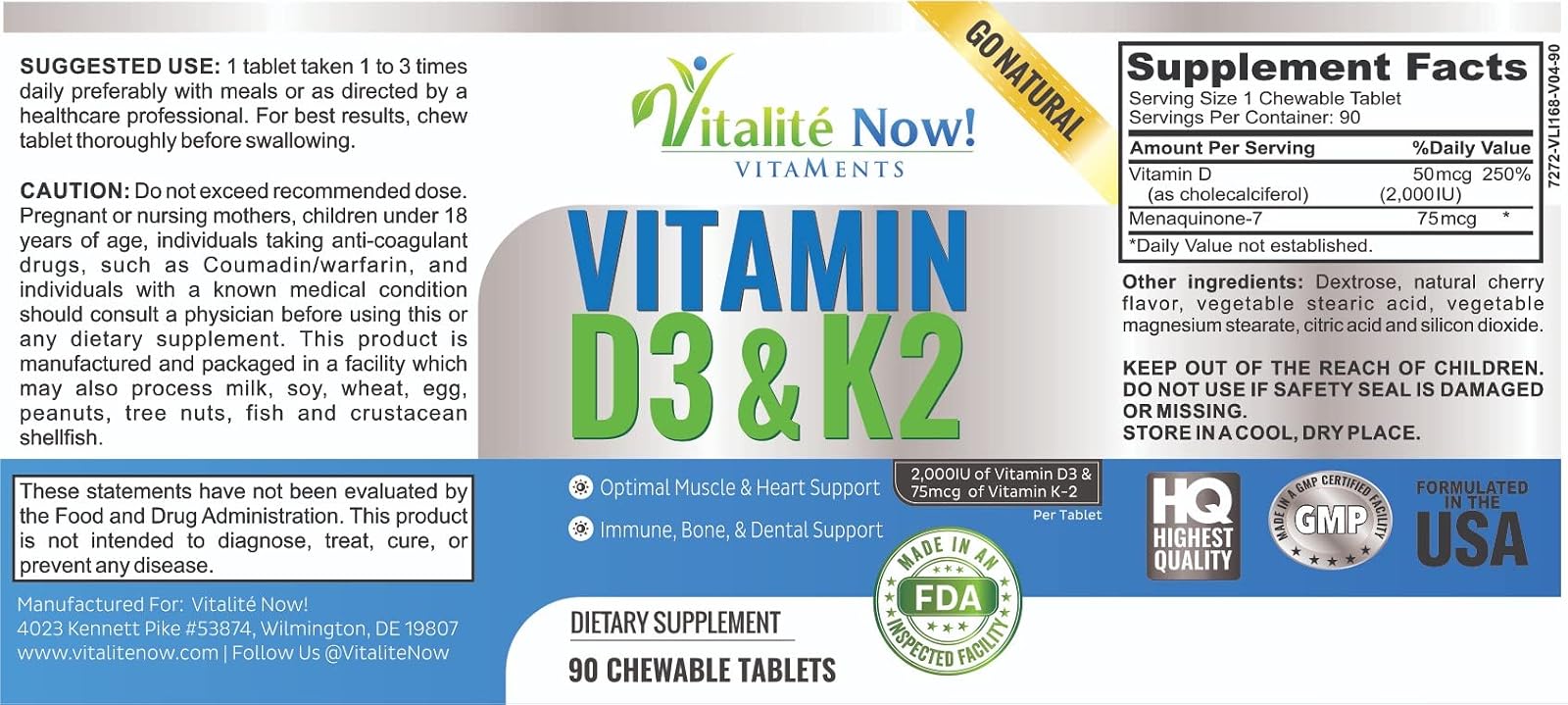 Essential Vitamin D3 2000 IU supplement